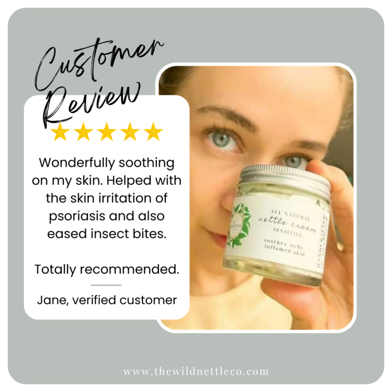 Sensitive Skin Cream – Unscented Nettle Cream for Soothing Care