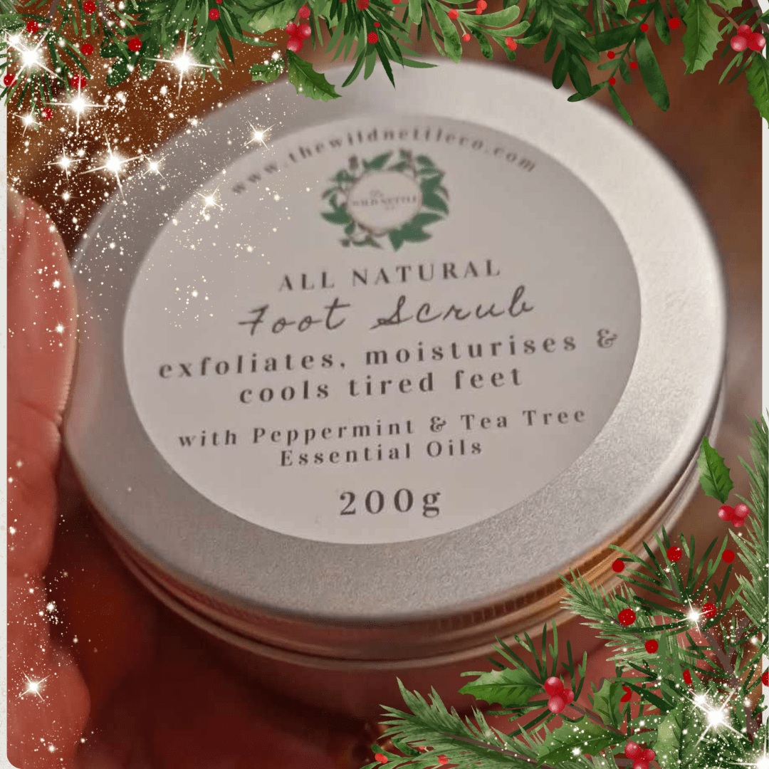 Gentle Foot Salt Scrub for Sensitive Skin – Soothe & Exfoliate